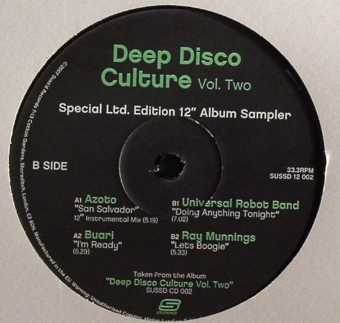 AZOTO/BUARI/UNIVERSAL ROBOT BAND/RAY MUNNINGS - Deep Disco Culture ...