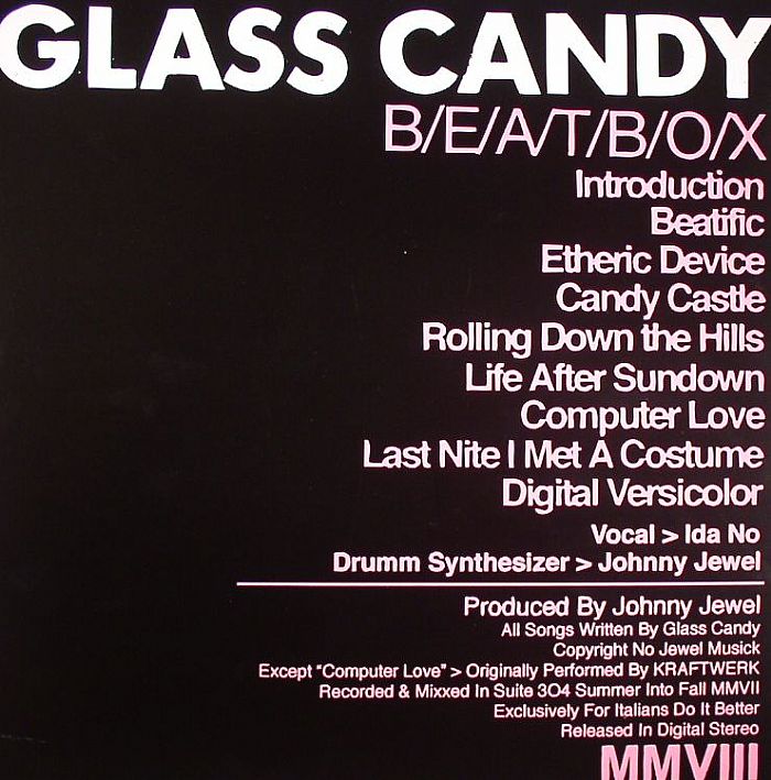 GLASS CANDY - Beatbox Vinyl at Juno Records.