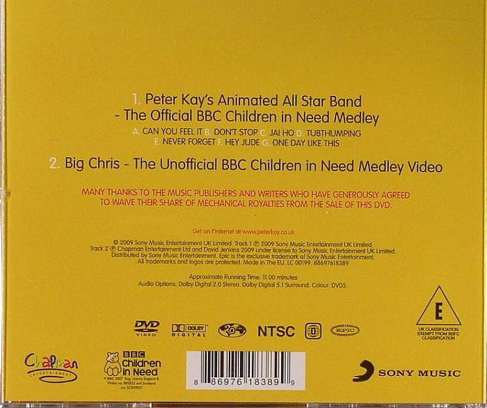The Official BBC Children In Need Medley at Juno Records.