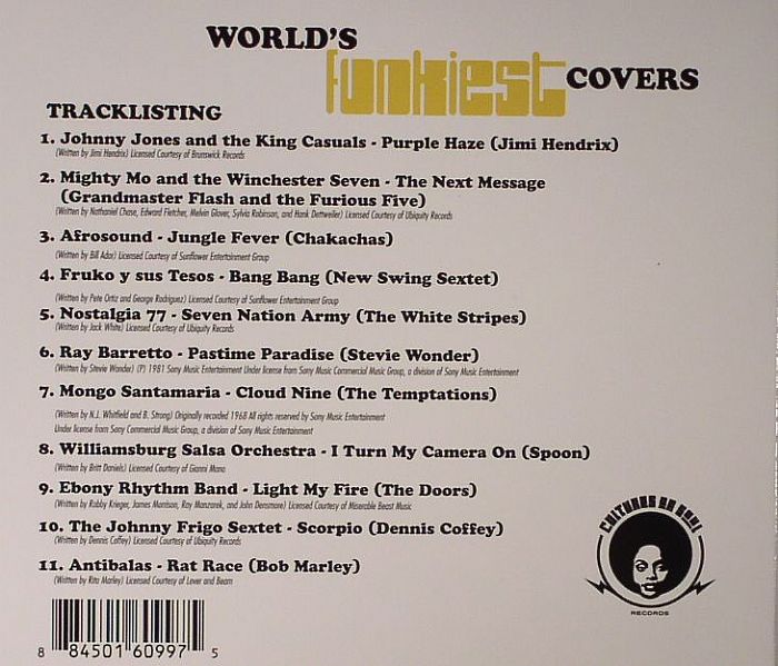 VARIOUS - World s Funkiest Covers CD at Juno Records.