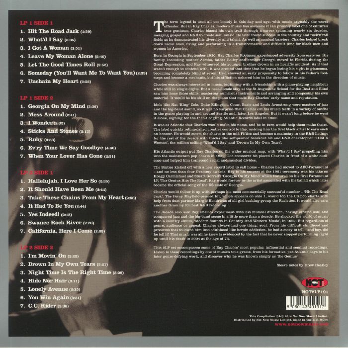 Ray CHARLES - The Ultimate Collection Vinyl at Juno Records.