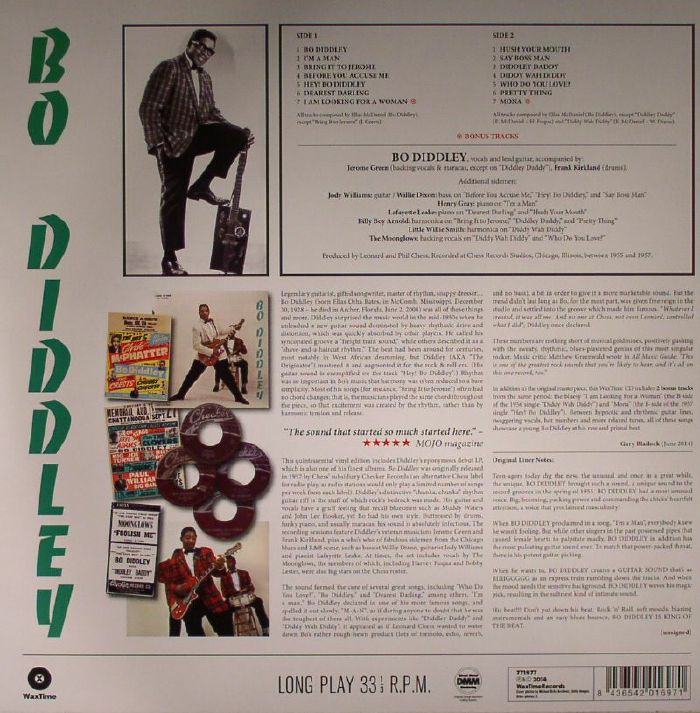 Bo DIDDLEY - Bo Diddley: Debut Album Vinyl at Juno Records.