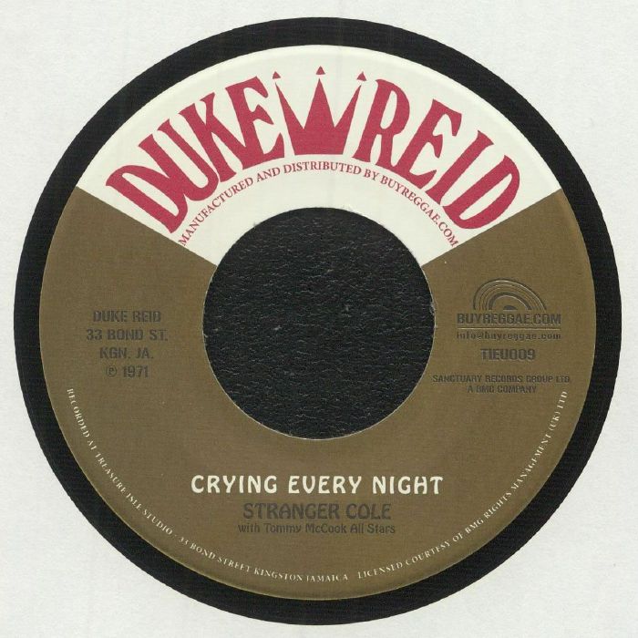 STRANGER COLE/TOMMY McCOOK - Crying Every Night Vinyl at Juno Records.