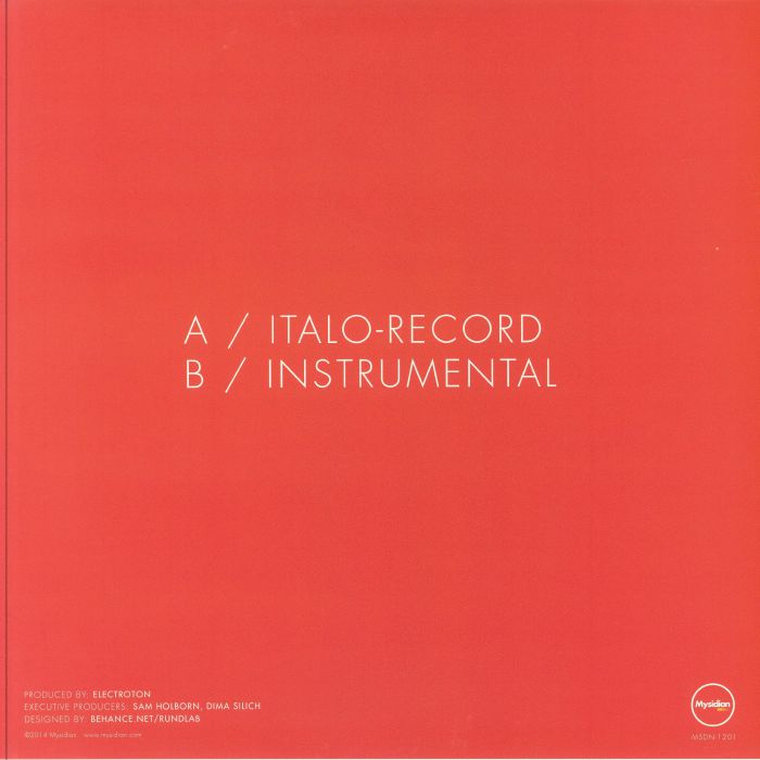 ELECTROTON - Italo Record Vinyl at Juno Records.
