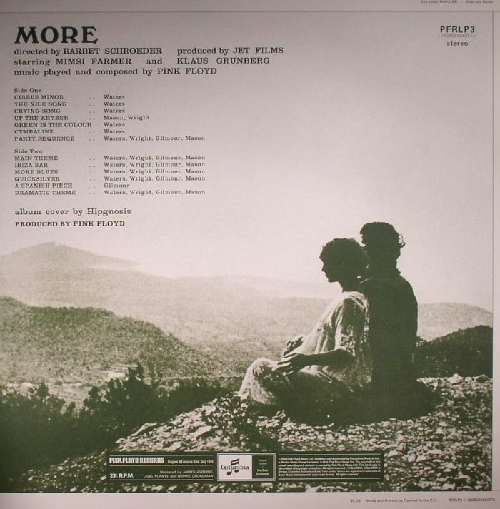 PINK FLOYD - More (Soundtrack) Vinyl at Juno Records.
