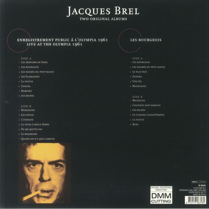Jacques BREL - Bruxelles: Two Original Albums Vinyl at Juno Records.