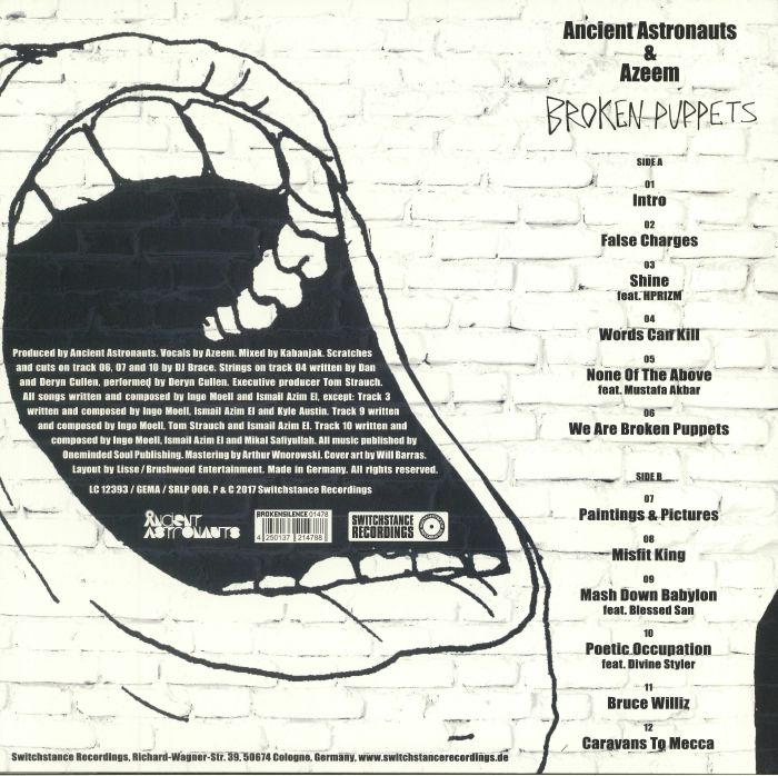 ANCIENT ASTRONAUTS/AZEEM - Broken Puppets Vinyl at Juno Records.