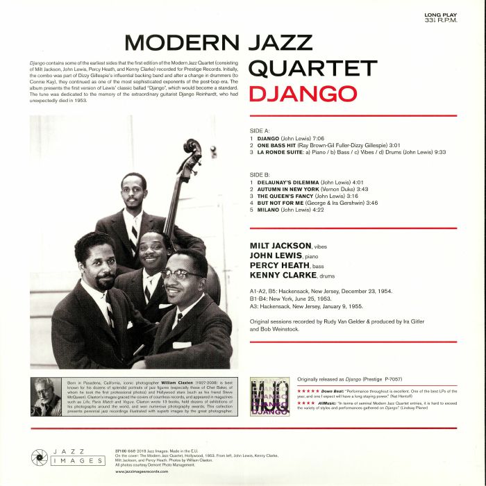 MODERN JAZZ QUARTET - Django Vinyl at Juno Records.