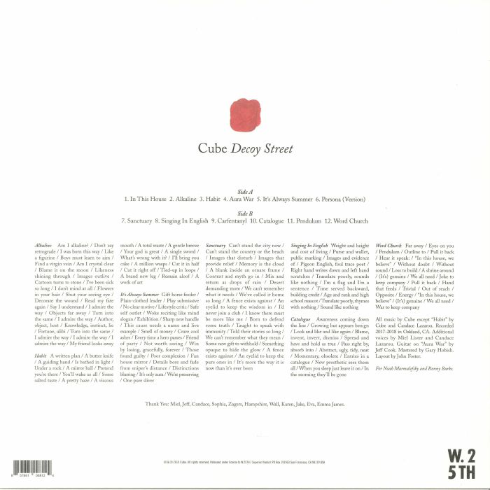 CUBE - Decoy Street Vinyl at Juno Records.