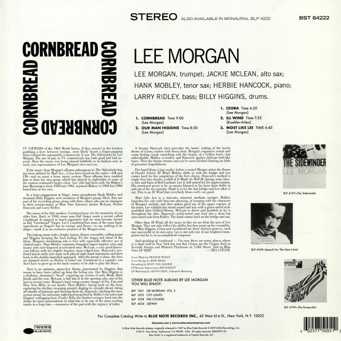 Lee MORGAN - Cornbread (Tone Poet Series) Vinyl at Juno Records.