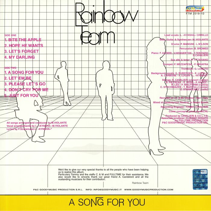 RAINBOW TEAM - A Song For You (remastered) Vinyl at Juno Records.