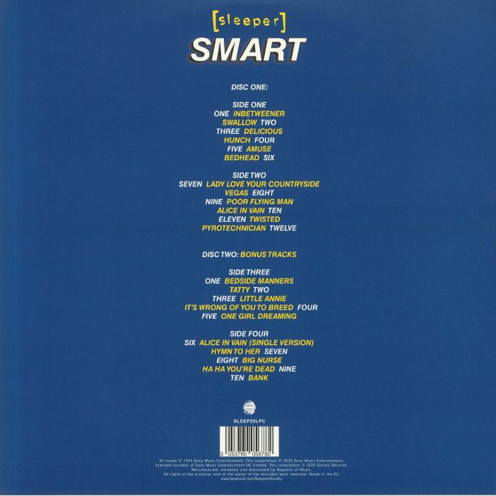 SLEEPER - Smart (Deluxe Edition) Vinyl at Juno Records.