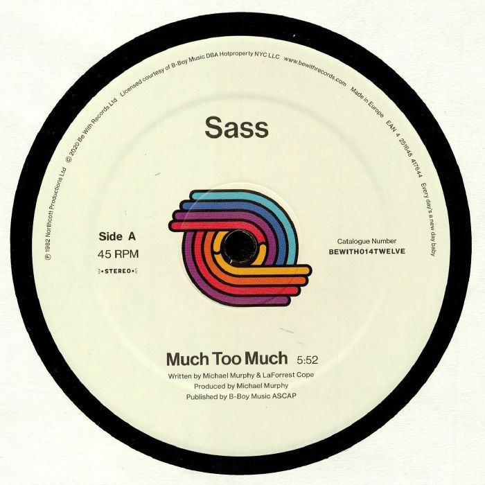 SASS - Much Too Much Vinyl at Juno Records.