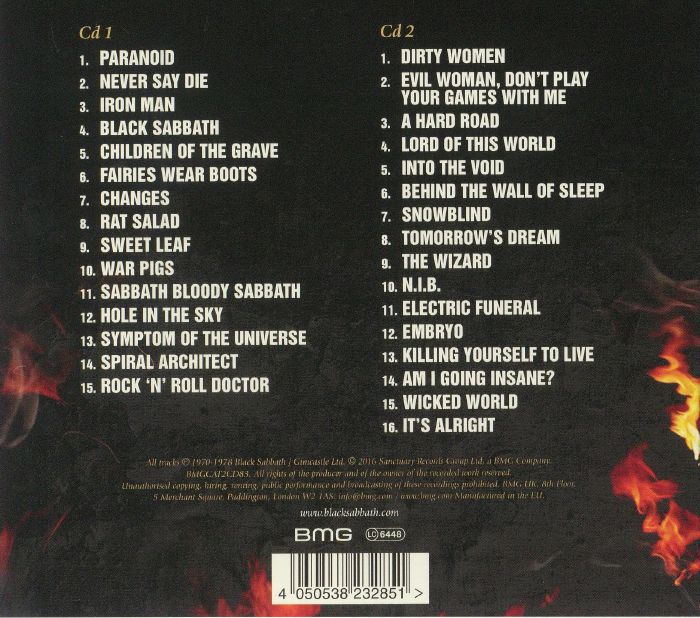 BLACK SABBATH - The Ultimate Collection CD at Juno Records.