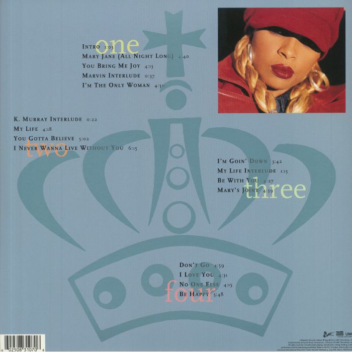 Mary J BLIGE - My Life (25th Anniversary Edition) (remastered) Vinyl at ...
