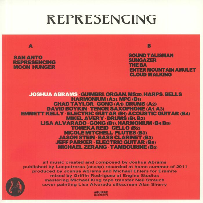 Joshua ABRAMS - Represencing (reissue) Vinyl at Juno Records.