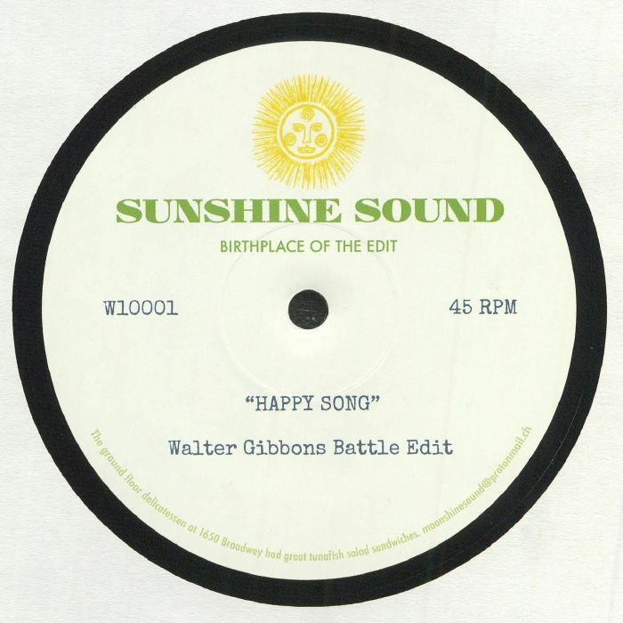 SUNSHINE SOUND - Happy Song Vinyl at Juno Records.