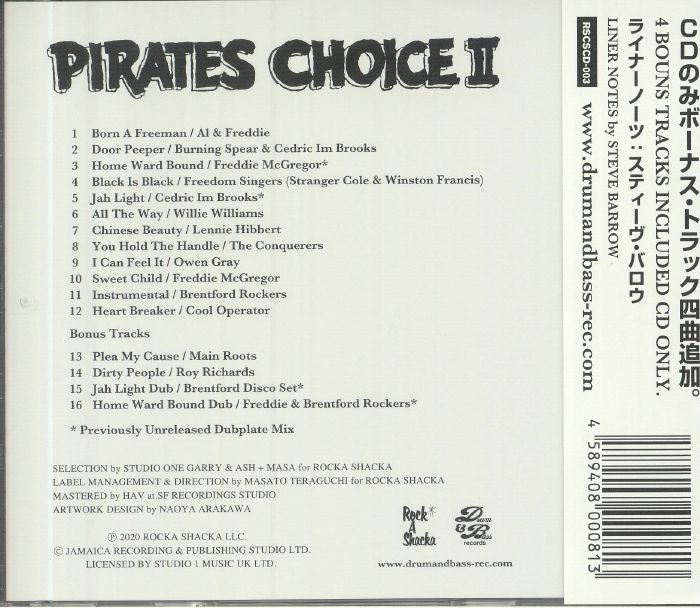 VARIOUS - Pirates Choice 2 CD at Juno Records.