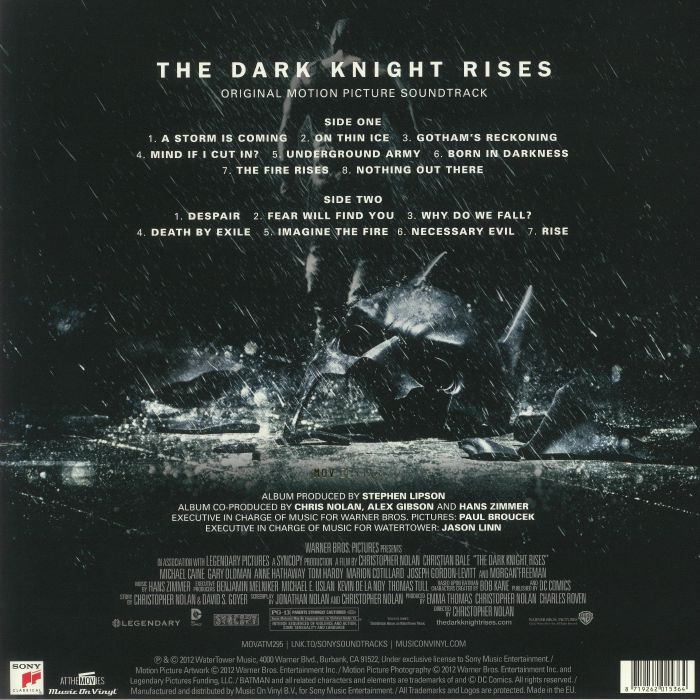 ZIMMER, Hans - The Dark Knight Rises (Soundtrack) - Vinyl (LP) | eBay