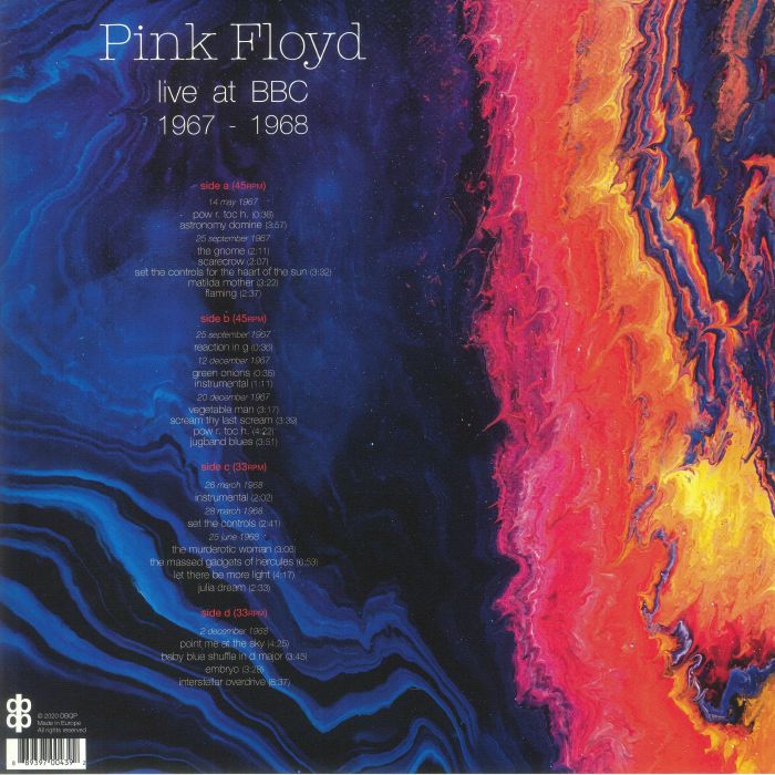 PINK FLOYD - BBC 1967-1968 Vinyl at Juno Records.