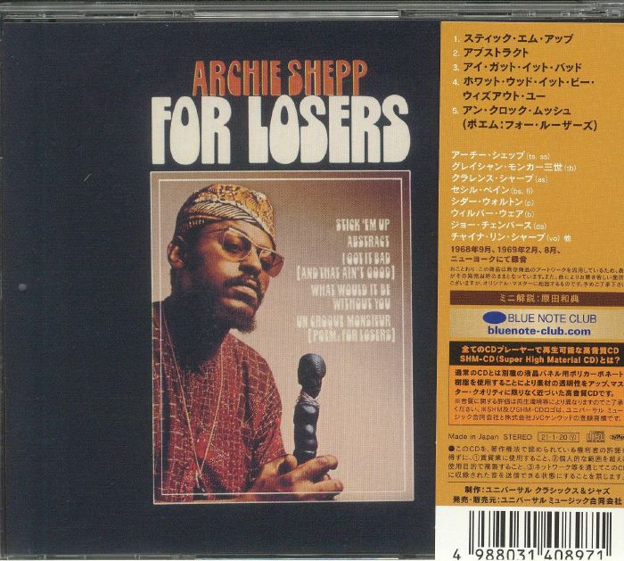Archie SHEPP - For Losers CD at Juno Records.