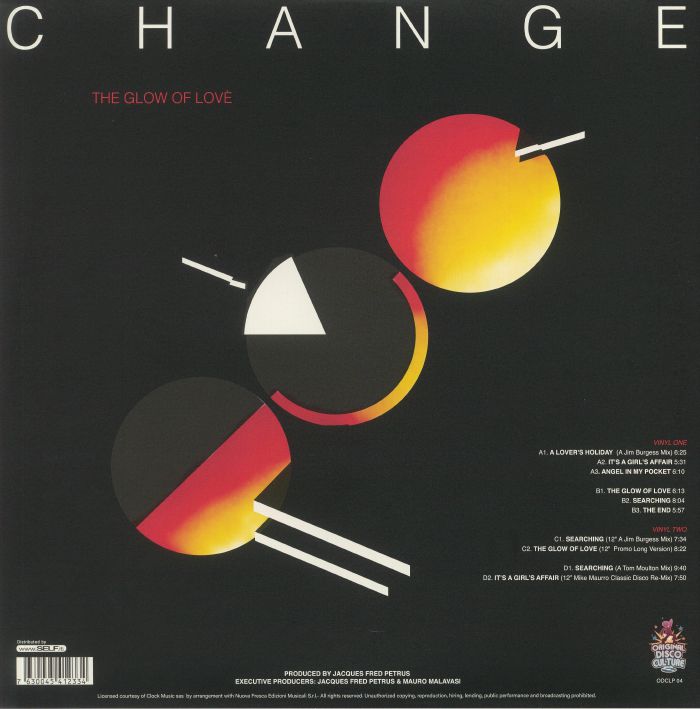 CHANGE - The Glow Of Love (40th Anniversary Edition) Vinyl at Juno Records.