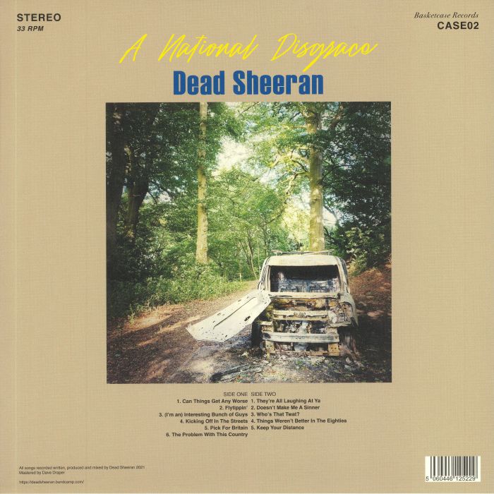 DEAD SHEERAN - A National Disgrace Vinyl at Juno Records.