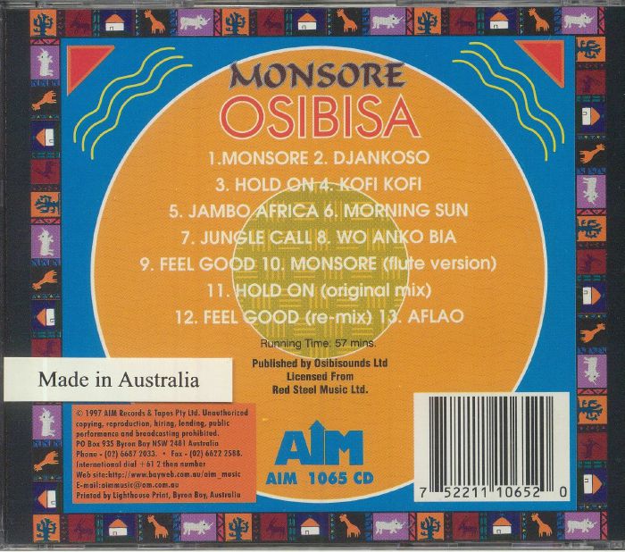 OSIBISA - Monsore CD at Juno Records.