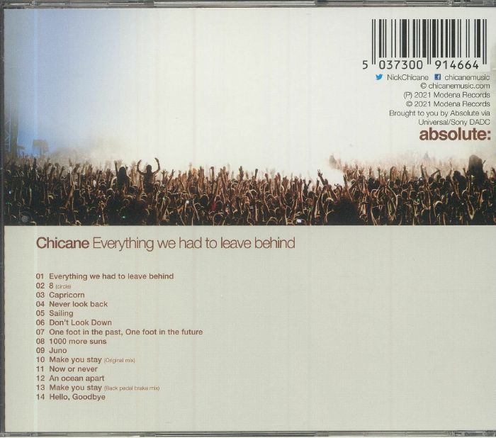 CHICANE - Everything We Had To Leave Behind CD at Juno Records.