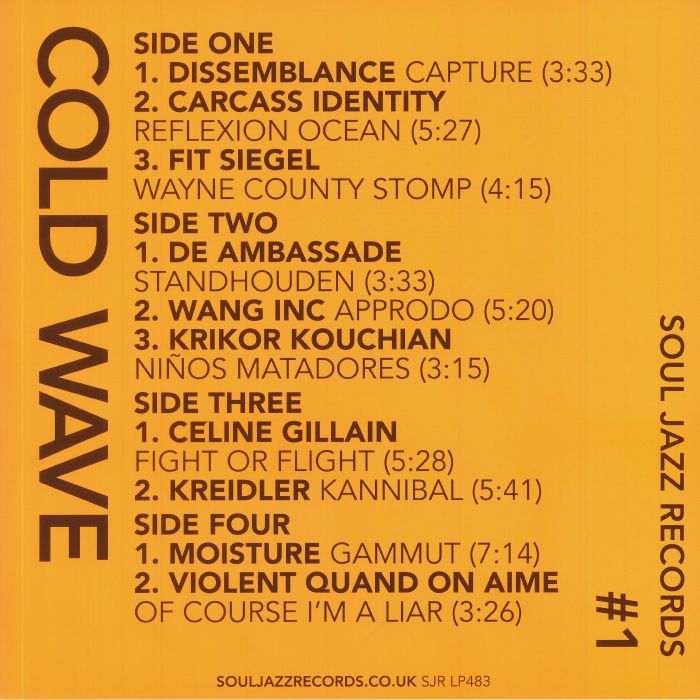 VARIOUS - Cold Wave #1 Vinyl at Juno Records.
