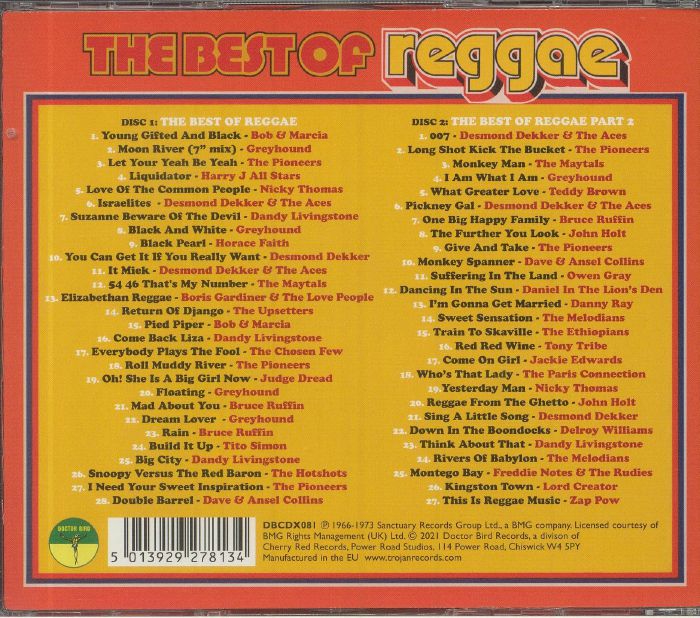 VARIOUS - The Best Of Reggae CD at Juno Records.