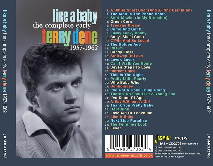 TERRY DENE - Like A Baby: The Complete Early Terry Dene 1957-1962 CD at ...