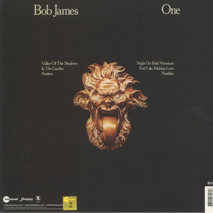 Bob JAMES - One (remastered) Vinyl at Juno Records.