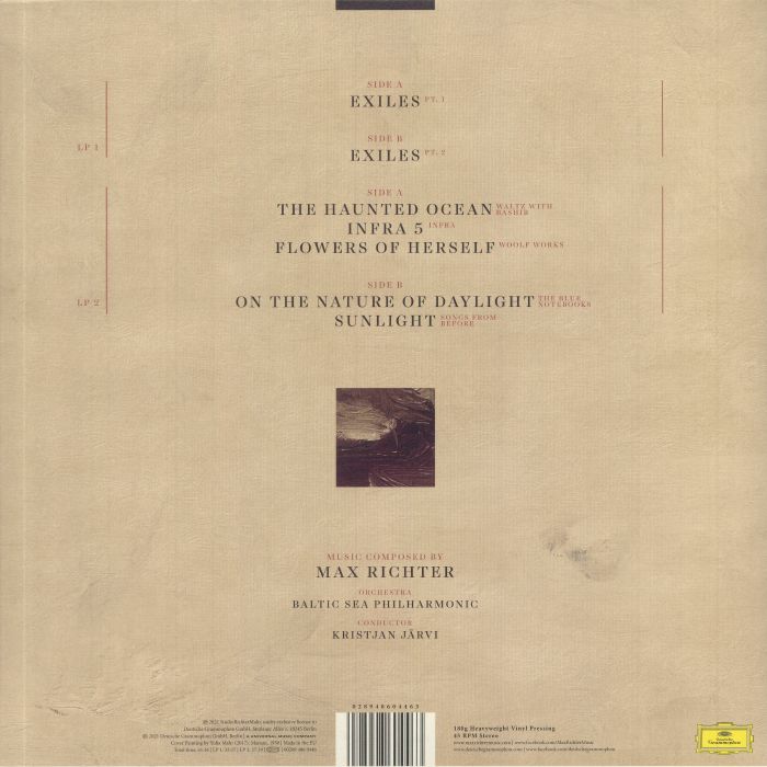 Max RICHTER - Exiles Vinyl at Juno Records.