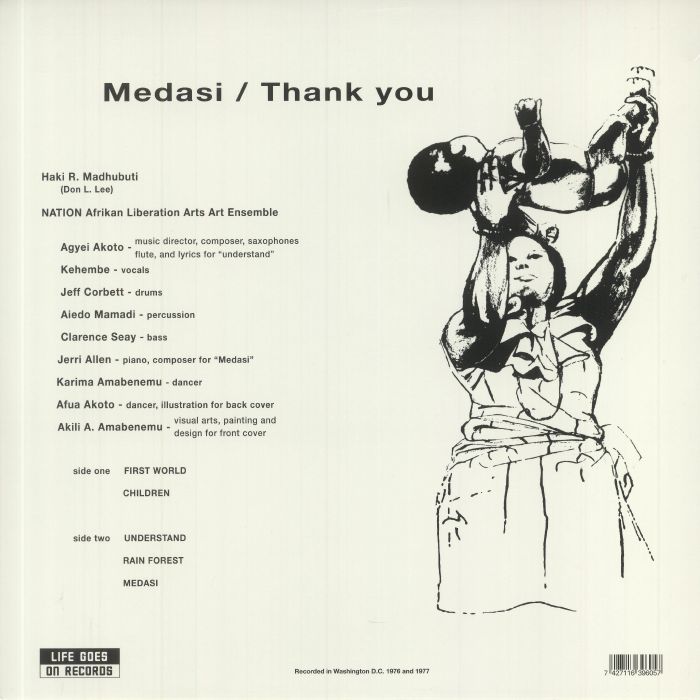 Haki R MADHUBUTI - Medasi Vinyl at Juno Records.