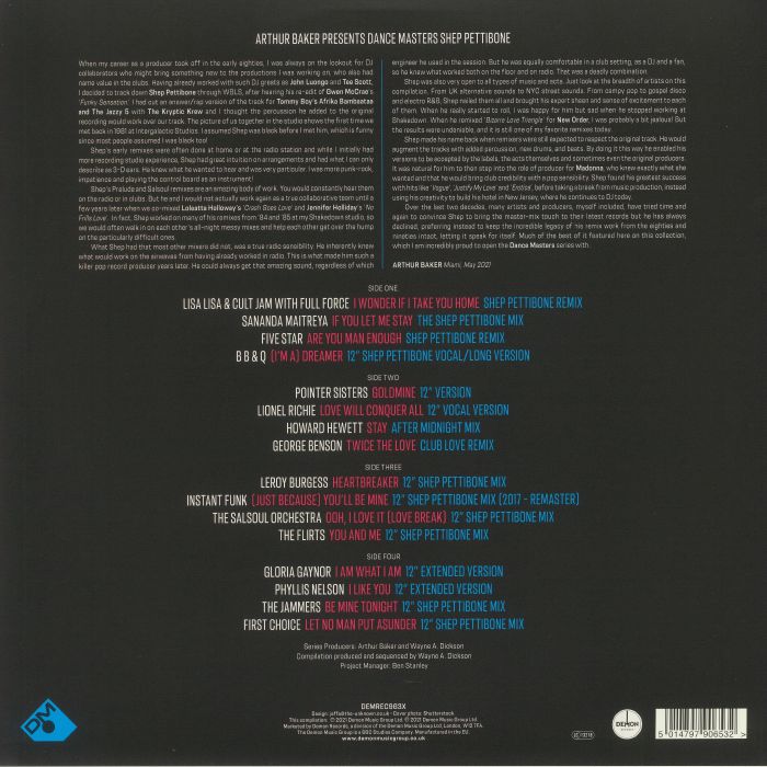 Arthur BAKER/SHEP PETTIBONE/VARIOUS - Arthur Baker Presents Dance ...