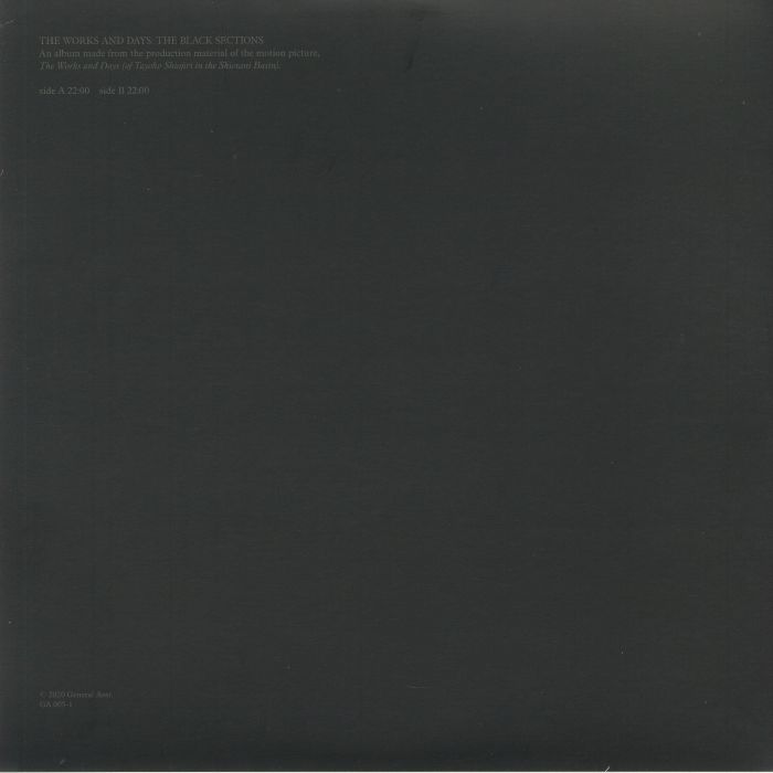 CW WINTER - The Works & Days: The Black Sections Vinyl at Juno Records.