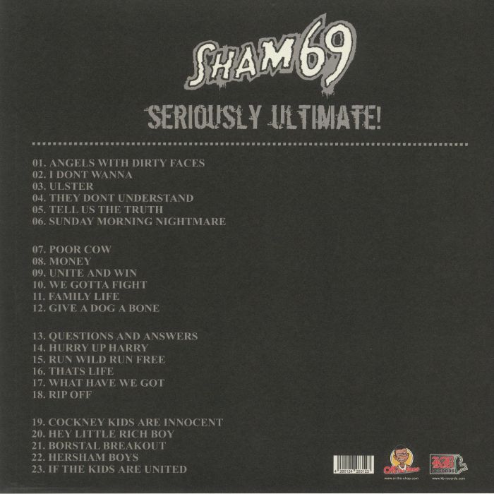 SHAM 69 - Seriously Ultimate! Vinyl at Juno Records.
