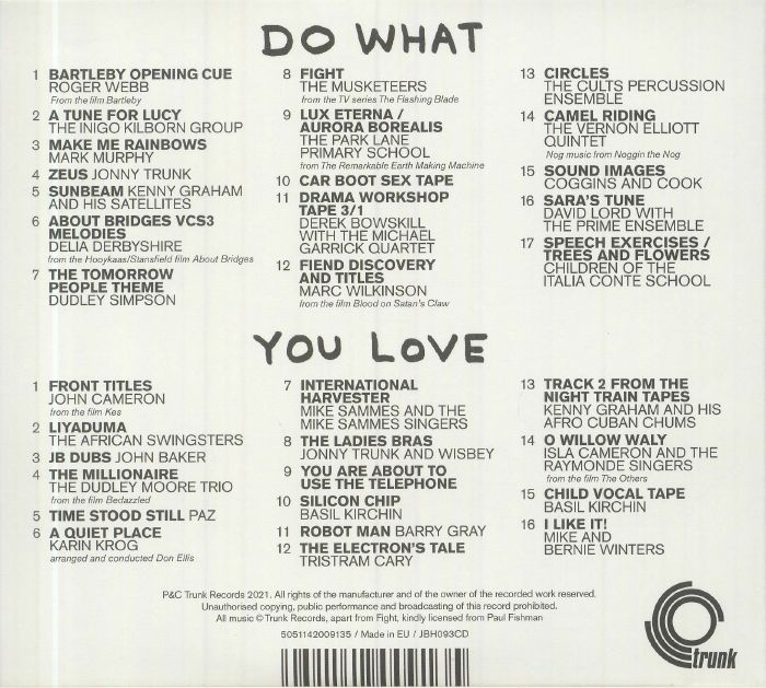 VARIOUS - Do What You Love: The Trunk Records 25th Anniversary ...