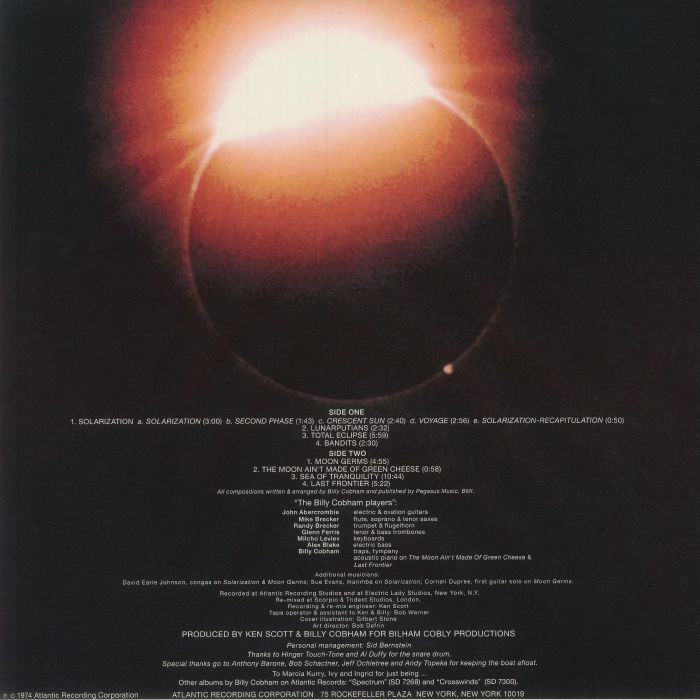 Billy COBHAM - Total Eclipse Vinyl at Juno Records.