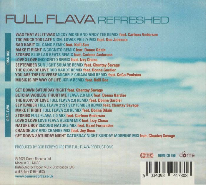 FULL FLAVA - Refreshed CD at Juno Records.