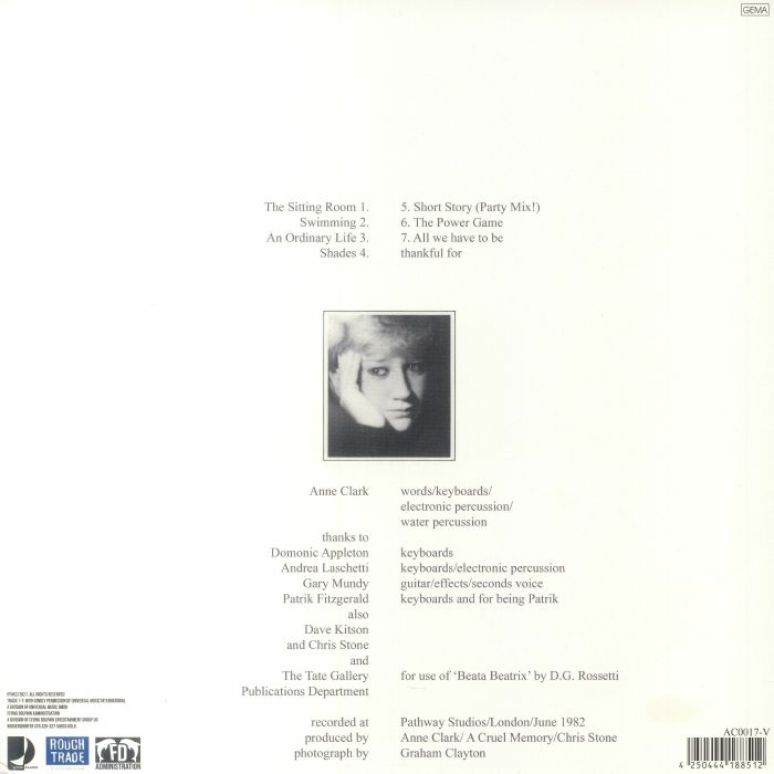Anne CLARK - The Sitting Room (reissue) Vinyl at Juno Records.