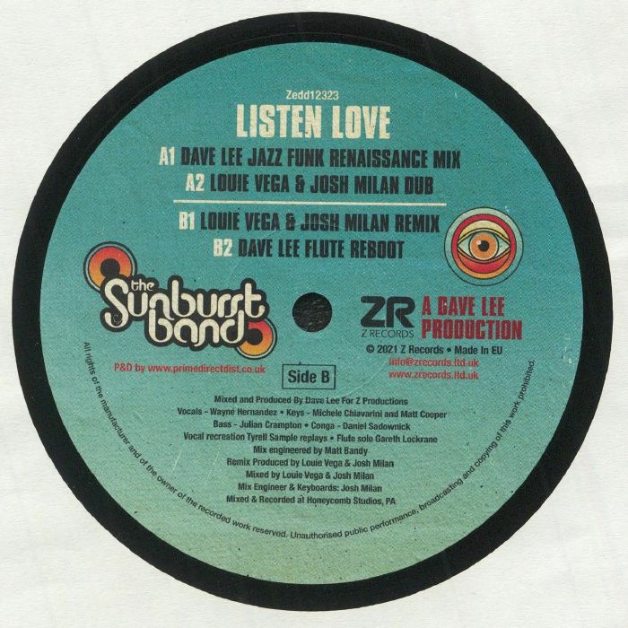 The SUNBURST BAND - Listen Love (remixes) Vinyl at Juno Records.