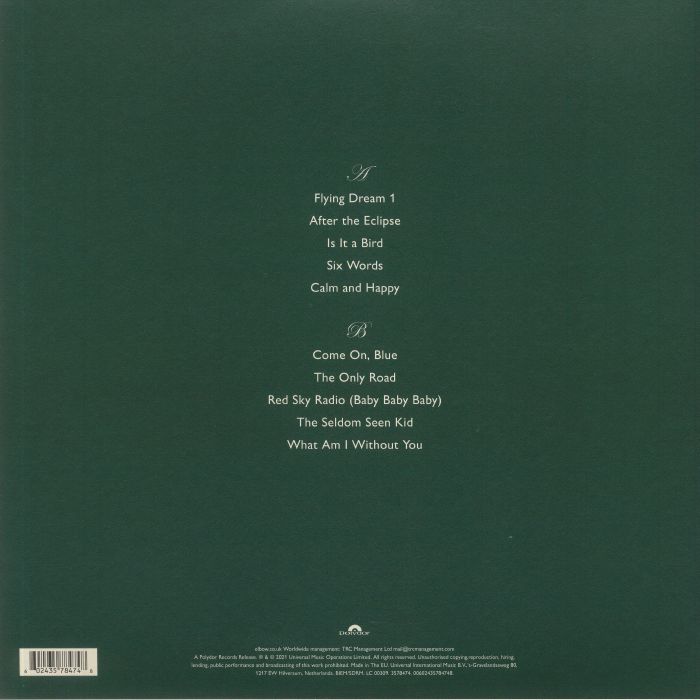 ELBOW - Flying Dream 1 Vinyl at Juno Records.
