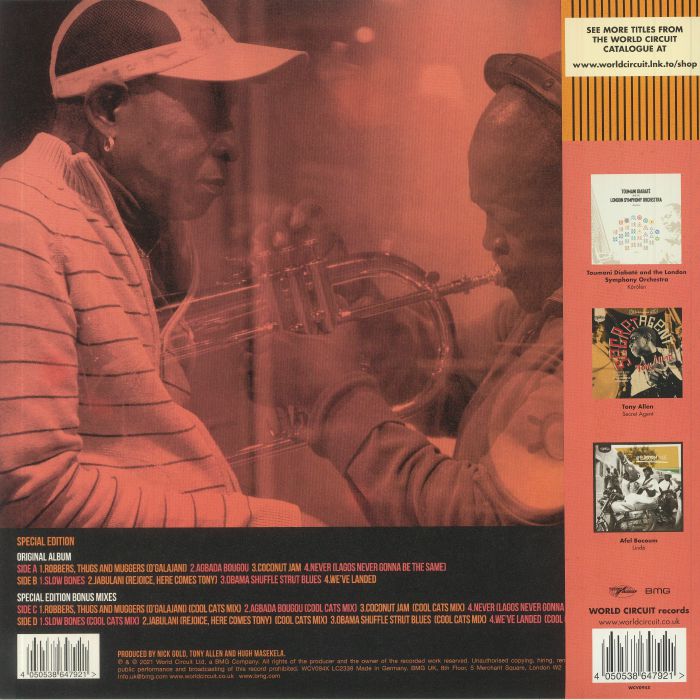 Tony ALLEN/HUGH MASEKELA - Rejoice (Special Edition) Vinyl at Juno Records.