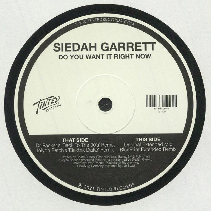 SIEDAH GARRETT - Do You Want It Right Now Vinyl at Juno Records.