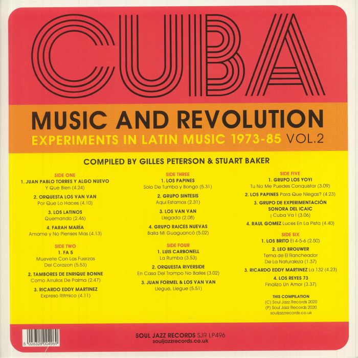 Gilles PETERSON/STUART BAKER/VARIOUS - CUBA: Music & Revolution Culture ...