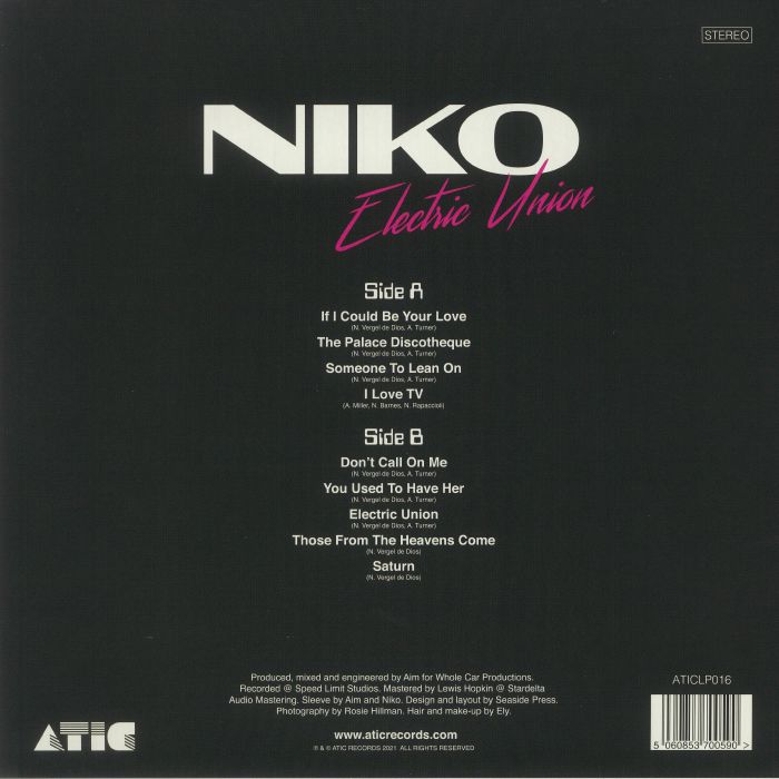 NIKO - Electric Union Vinyl at Juno Records.