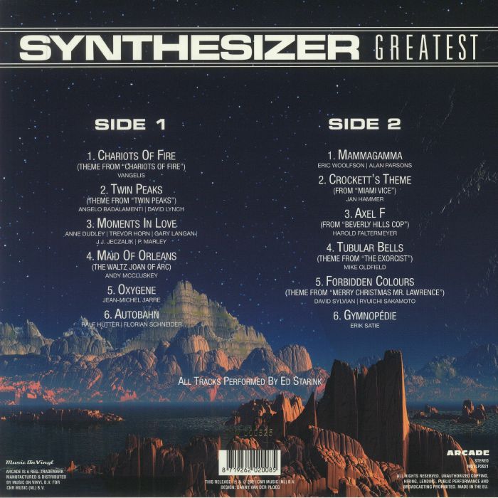 Ed STARINK - Synthesizer Greatest: The Ultimate Collection Vinyl at ...