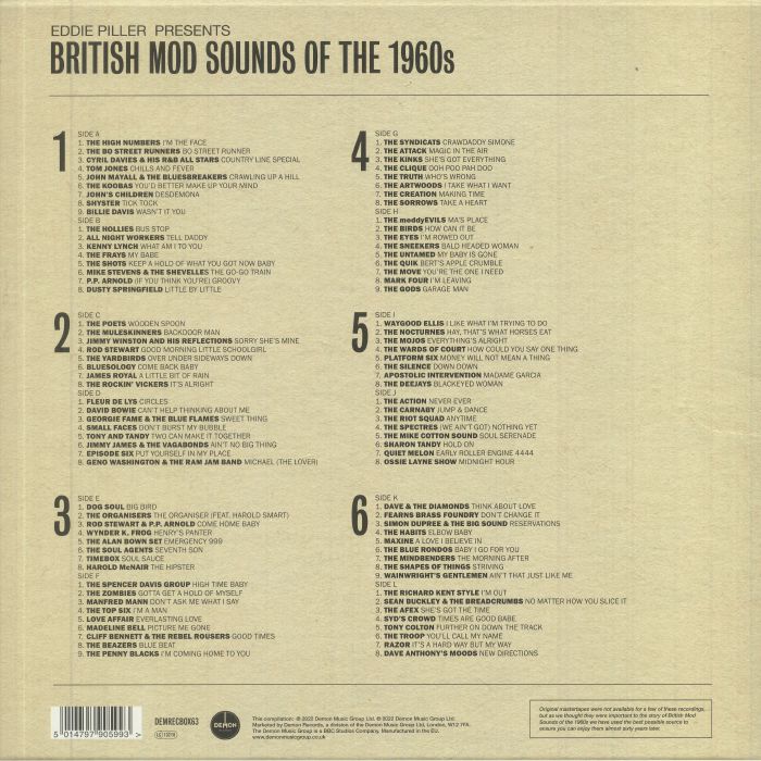 Eddie PILLER/VARIOUS - Eddie Piller Presents: British Mod Sounds Of The ...
